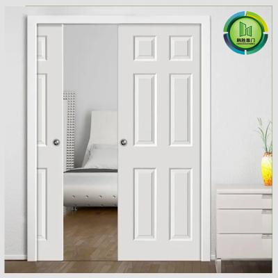 China Painting WPC Door modern composite door designed for interior spaces with moisture resistance and low maintenance features for sale