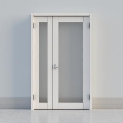 China Durable and Sustainable WPC Glass Door with Excellent Moisture Resistance for Residential and Commercial Interiors for sale