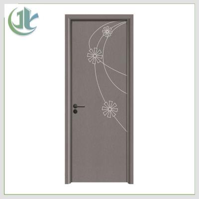 China Durable hollow WPC Interior Door with composite materials offering moisture resistance heat insulation and modern design for interior spaces for sale