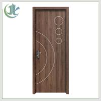 China Plain Interior WPC Hollow Door Oak Color Flame Retardant Office Use for sale