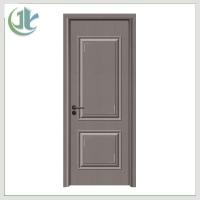 China Anti Moisture Plain PVC WPC Door OEM Hollow Interior Apartment Use for sale