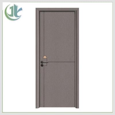 China Impact Rated Entry WPC Hollow Door Composite Alkali Resistant  Bedroom Use for sale