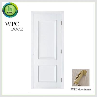 China Painting WPC Door soundproof moisture resistant and low maintenance interior door made from 100 percent WPC material for modern spaces for sale