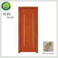 China Moisture Proof WPC Plain Door Water Resistant 45MM Thickness Apartment Use for sale