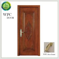 China Recyclable Water Resistant Door For Bathroom , ISO9001 WPC Plain Room Door for sale