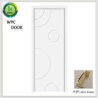 China Termite Resistant WPC Plain Door Panting Finished Surface Hotel Bathroom Use for sale