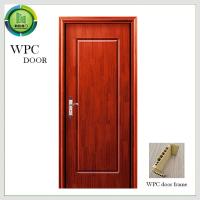 China Entrance Use WPC Plain Bathroom Door Moisture Resistance Waterproof for sale