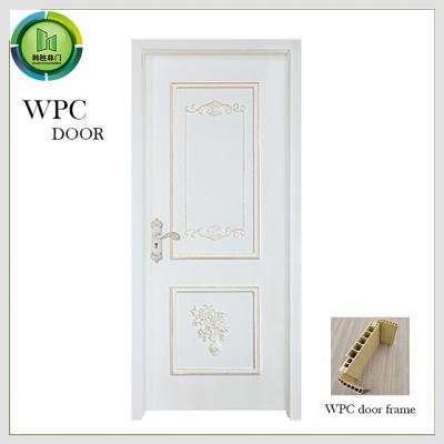 China Wood Interior WPC Plain Door Termite Resistant Apartment Use for sale