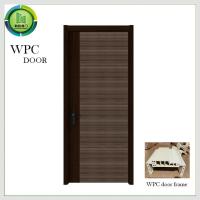 China WPC Soundproof Wood Door , Rustic Interior Doors 800mm Width for sale