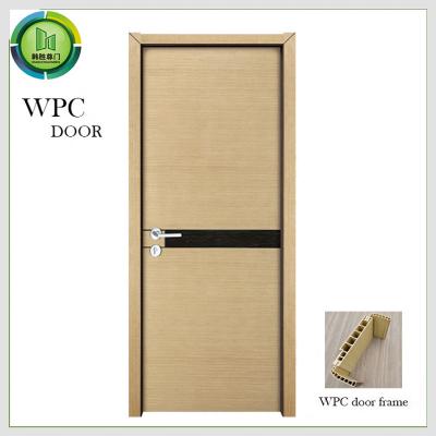 China Anti Formaldehyde WPC Wood Door for sale