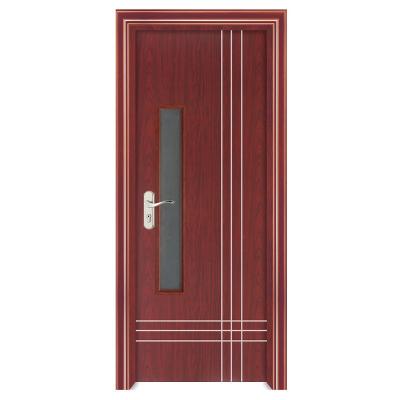 China Environmental Protection And Waterproof Properties Of WPC Glass Doors for sale