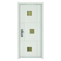China Juye WPC Glass Door Waterproof Internal Glass Doors For Homes And Commercial Spaces for sale