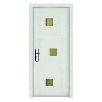 China Juye WPC Glass Door Waterproof Internal Glass Doors For Homes And Commercial Spaces for sale