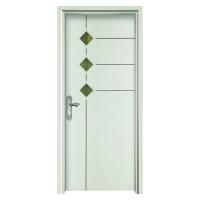 China Juye WPC Glass Door Waterproof Internal Glass Doors For Modern Homes And Offices for sale