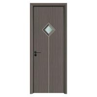 China Juye WPC Glass Door Waterproof And Fire Resistant For Moist Environments for sale