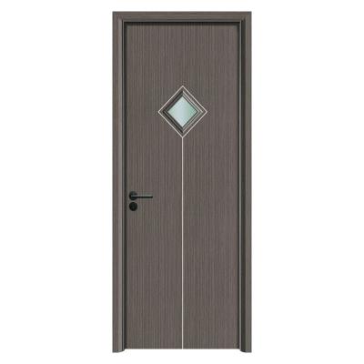 China Juye WPC Glass Door Waterproof And Fire Resistant For Moist Environments for sale