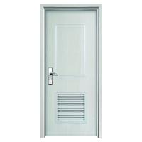China Juye WPC Glass Door Interior Doors Waterproof And Fire Resistant For Bathroom for sale