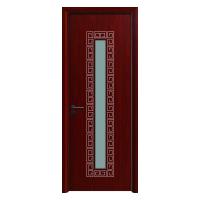 China Waterproof And Stylish Internal Door WPC Glass Door For Your Home Upgrade Juye WPC Door for sale
