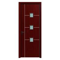 China Waterproof And Stylish Internal Door WPC Glass Door For Your Home Upgrade Juye WPC Door for sale