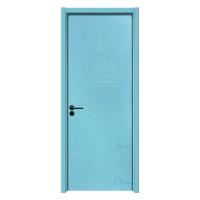 China Easy Installation Painting WPC Door For Interior With ISO And CE Certification for sale