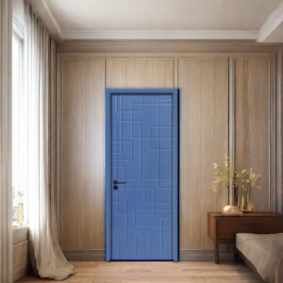 China Painting WPC Door moisture resistant and soundproof hollow door designed for modern sustainable spaces with low upkeep requirements for sale