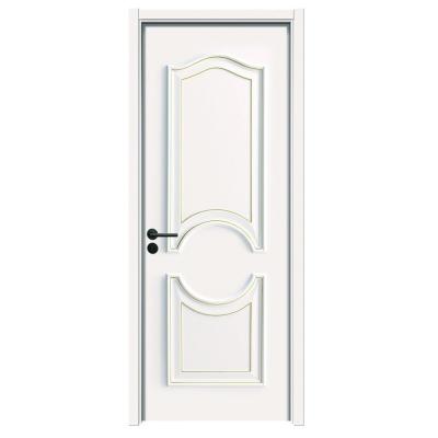 China Sturdy And Durable Painting WPC Door With Reconstituted Biodegradable Polymers And Wood Powder for sale