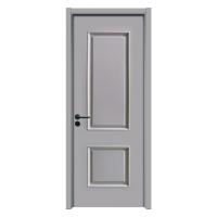 China Eco-Friendly and Durable Painting WPC Door Made with Wood Powder and Biodegradable Polymers for sale