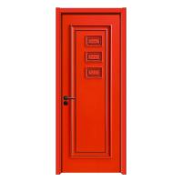 China Eco-Friendly Painting WPC Door With Wood Powder And Biodegradable Polymers for sale