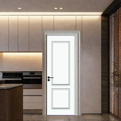 China Painting WPC Door formaldehyde free durable hollow door with low maintenance and customizable embossed or smooth surface treatments for sale