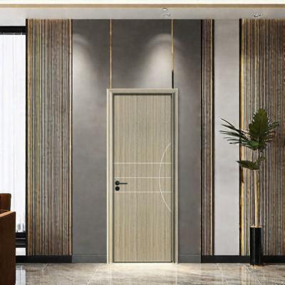 China Waterproof WPC Hollow Door With Porous Material For Moisture-Resistant Interiors for sale