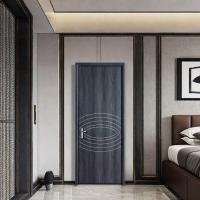 China Juye WPC Hollow Doors The Brown Interior Space Waterproof Moisture-proof Mold Resistant, And Non Deformable Characteri for sale