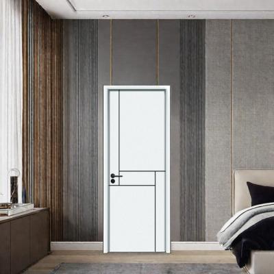 China Waterproof WPC Hollow Door For Moisture-Resistant Performance In Living Spaces for sale