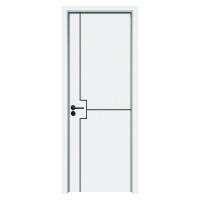 China Finished Surface Customized Frame Color  WPC Hollow Door Manufacturing for sale
