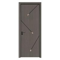 China Waterproof WPC Hollow Door For Eco-Conscious And Modern Space for sale