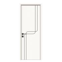 China Moisture And Dampness Resistant WPC Hollow Doors For Bathrooms And Kitchens for sale