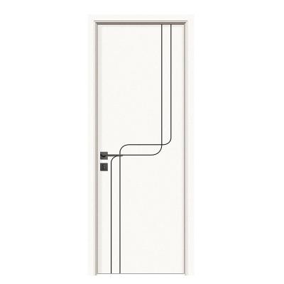 China Moisture And Dampness Resistant WPC Hollow Doors For Bathrooms And Kitchens for sale