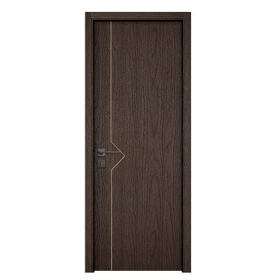 China Recyclable WPC Hollow Doors  Weather Resistant Swing Open Style Watertight Doors for sale