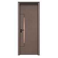 China Eco-friendly PVC Laminated WPC Hollow Door for Interior Use with Low Maintenance for sale