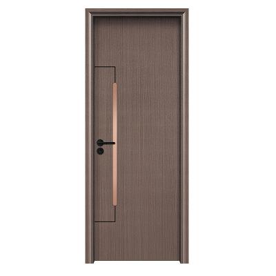 China Eco-friendly PVC Laminated WPC Hollow Door for Interior Use with Low Maintenance for sale