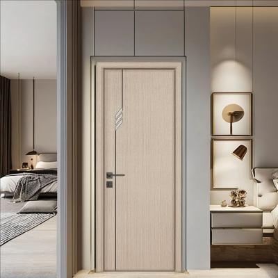 China Durable WPC Hollow Door Moisture Resistant Heat Insulated Termite Resistant for Residential and Commercial Spaces for sale