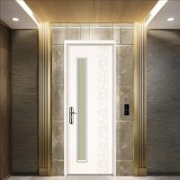 China Environmentally Friendly WPC Glass Door with Superior Heat Insulation Soundproofing and Moisture Resistance for Stylish Interiors for sale