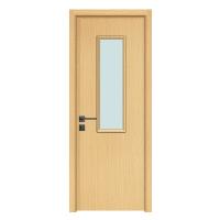 China 35/45mm Thickness WPC Glass Door Soundproof and Termite Proof for Residential and Commercial Use for sale