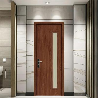 China Moisture Resistant WPC Glass Door with Heat Insulation and Termite Proof Features for Modern Interiors for sale