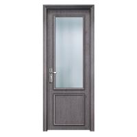 China Carved Design WPC Hollow Door With Customizable Hollow Glass Features for sale