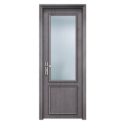 China Carved Design WPC Hollow Door With Customizable Hollow Glass Features for sale