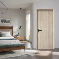 China Embossed Wood Plastic Composite Hollow Door Waterproof Internal Door With Long-lasting Durability for sale