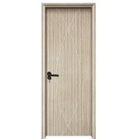 China Smooth Surface Finish WPC Hollow Door With Hollow Design Mould Proof And Insect Prevention for sale