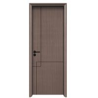 China Flush / Carved Design WPC Hollow Door With Smooth Surface Finish And Hollow Glass for sale