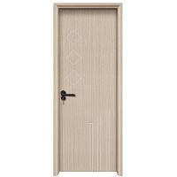 China Humidity and Rot Resistant Maintenance-Free WPC Hollow Door for Modern Interior Spaces for sale