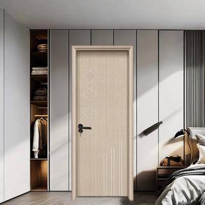 China Improve Your Space With Weather Resistant WPC Sliding Hollow Door 35mm Thickness Customizable for sale
